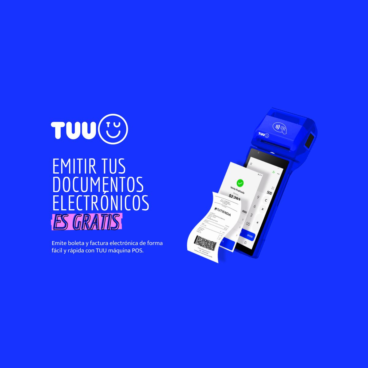 Emite boletas electrónicas ilimitadas para tu negocio con TUU.