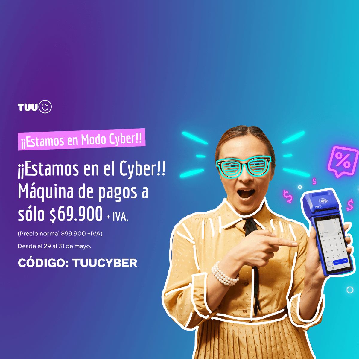 TUU - La máquina POS para pagar con tarjeta en tu negocio.
