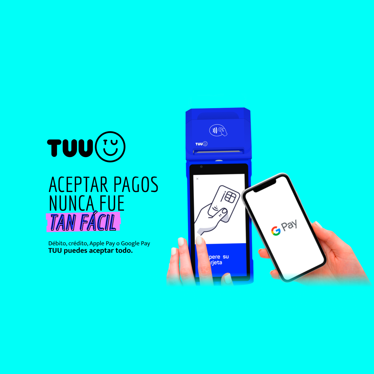 Paga tu máquina de pagos TUU de forma segura online