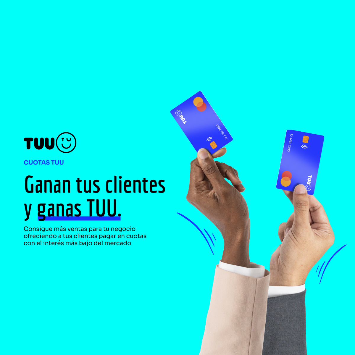 Ofrece a tus clientes Cuotas TUU con 2,0% de interés