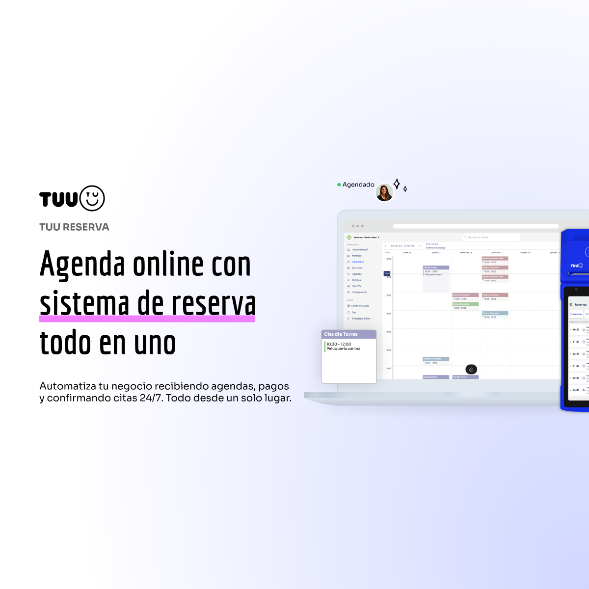 TUU Reserva: el Software de Agendamiento de Horas Todo en Uno.