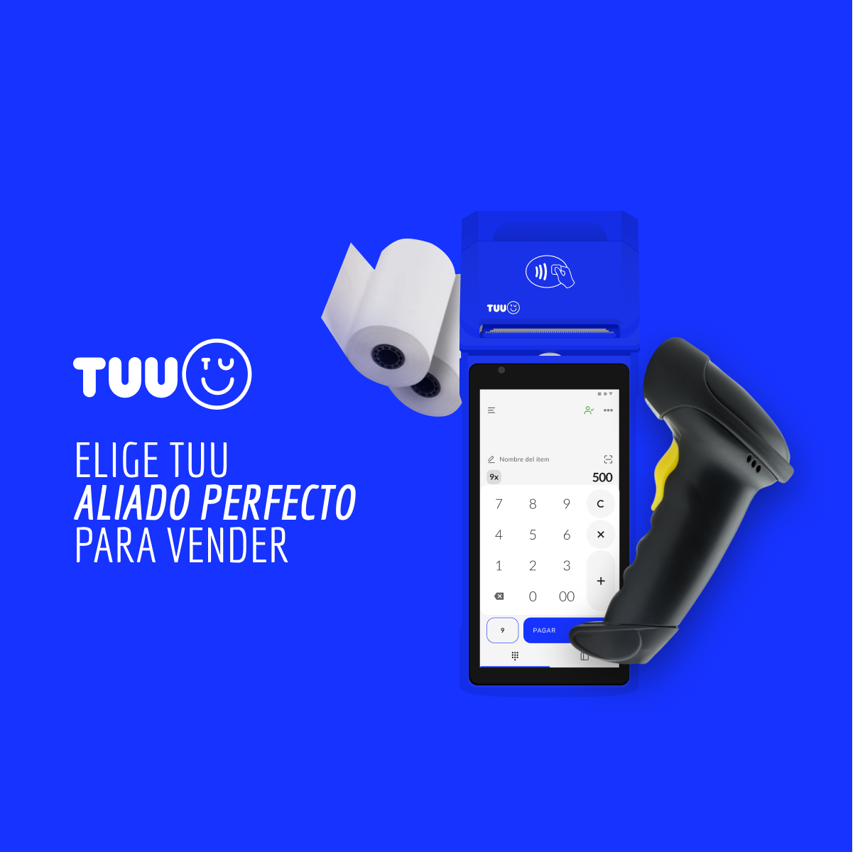 Rollos e insumos para tu máquina de pagos TUU POS